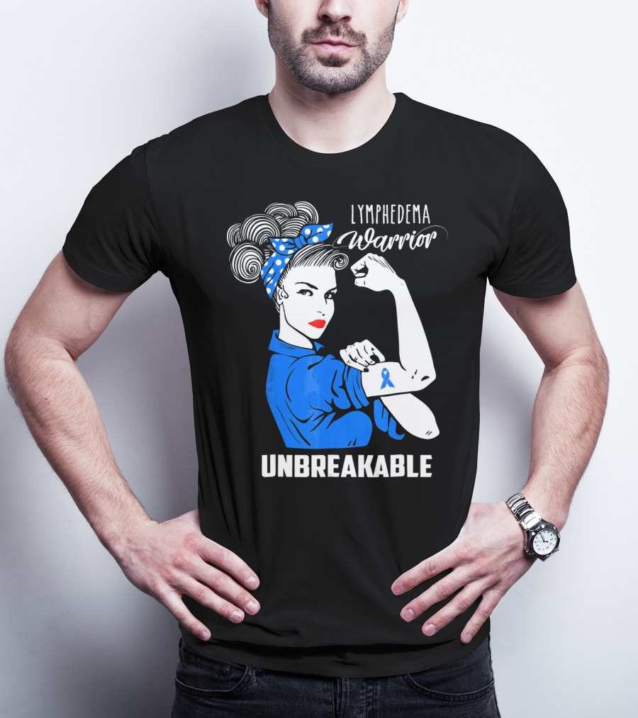 Lymphedema Awareness Warrior Unbreakable T-Shirt