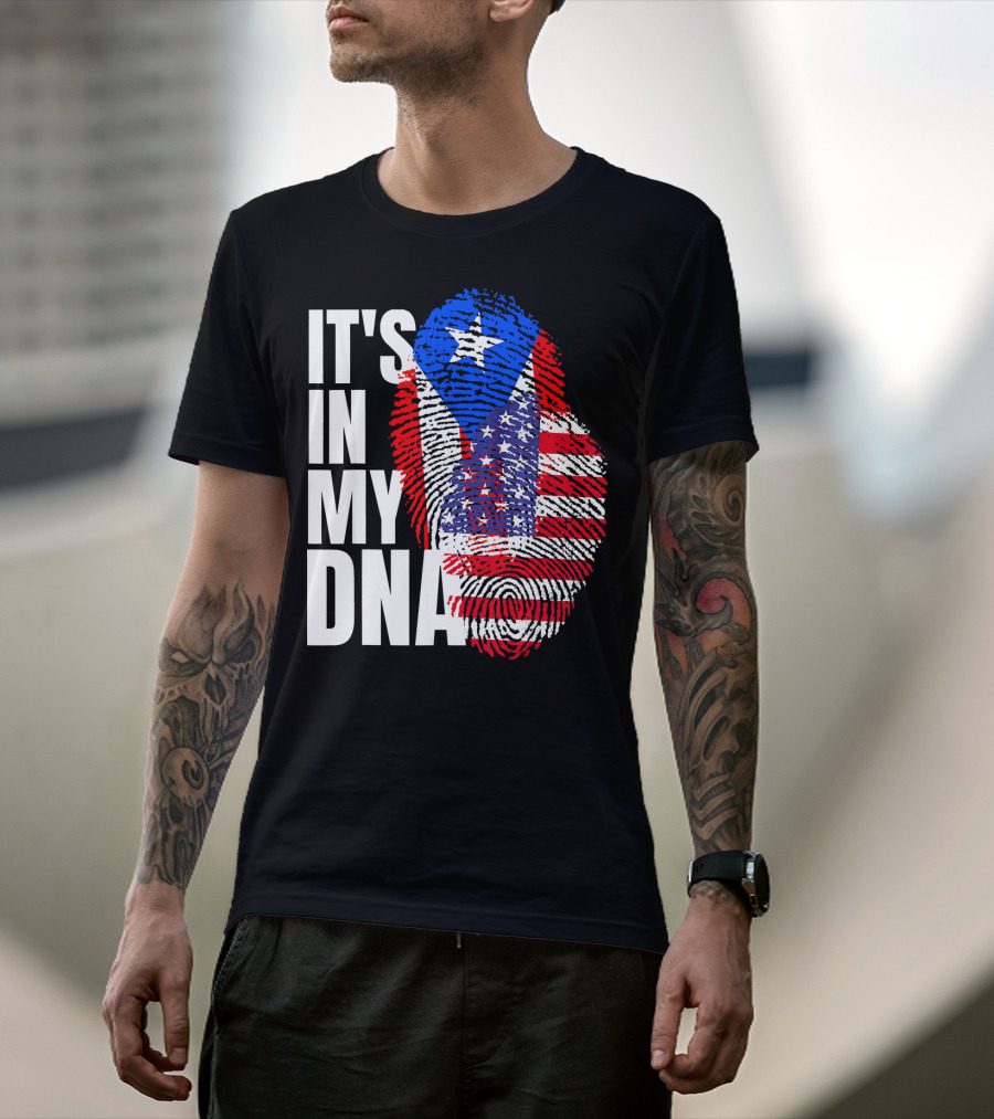 American Puerto Rican It's In My DNA T-Shirt