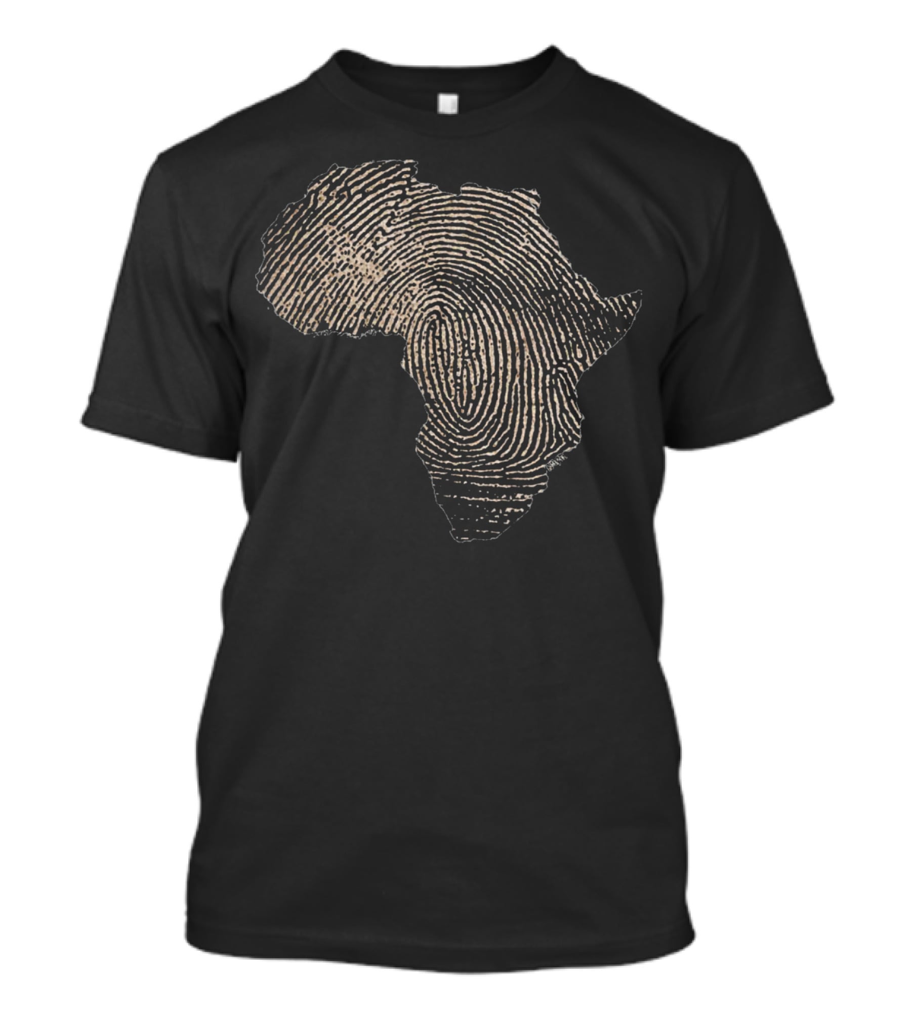 Africa Thumbprint Map T-Shirt