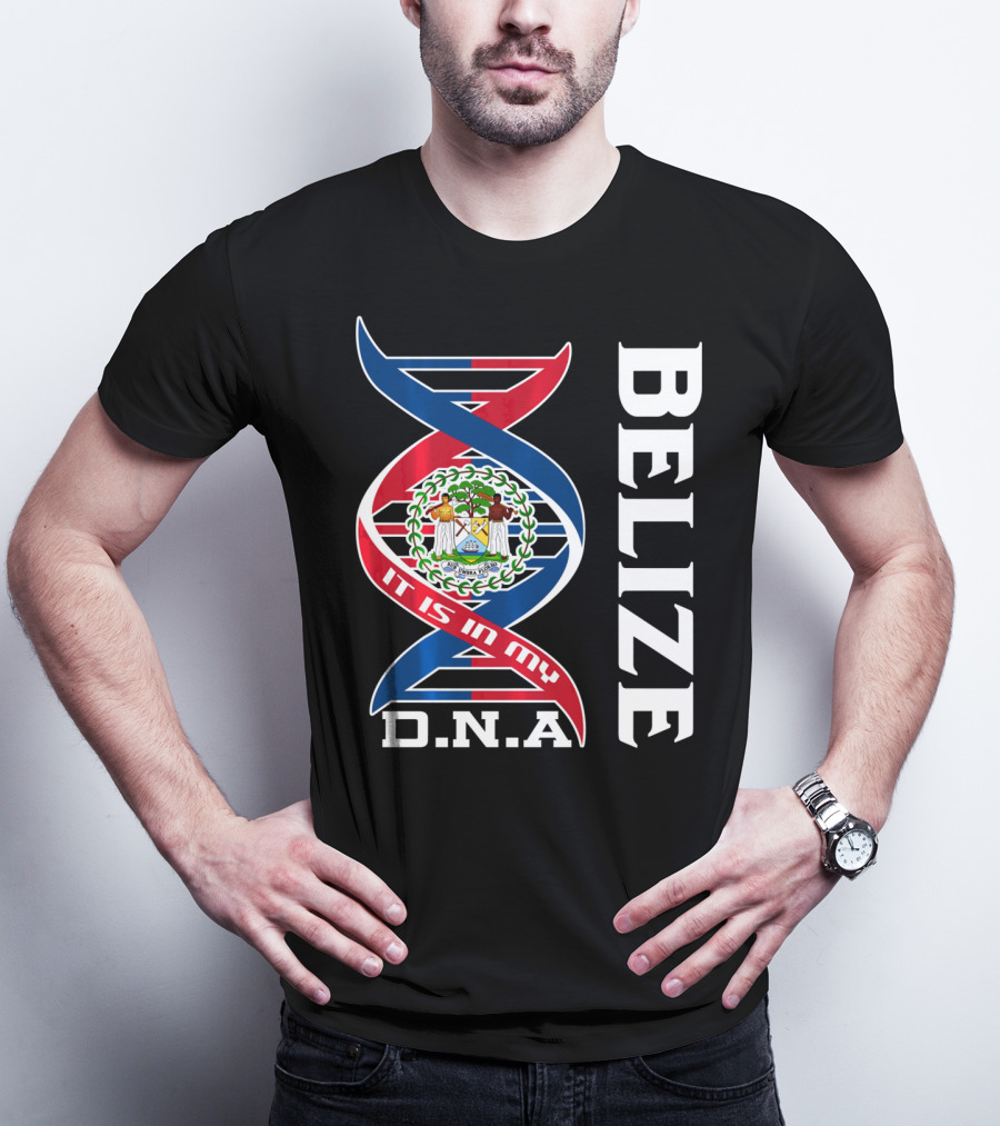 Belize Coat Of Arms It Is In My DNA T-Shirt