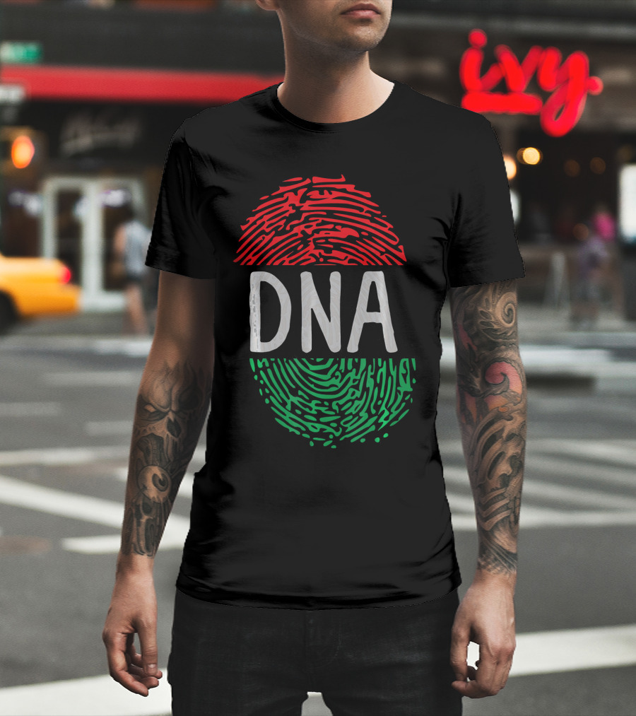 Real Africa DNA Thumbprint Flag T-Shirt