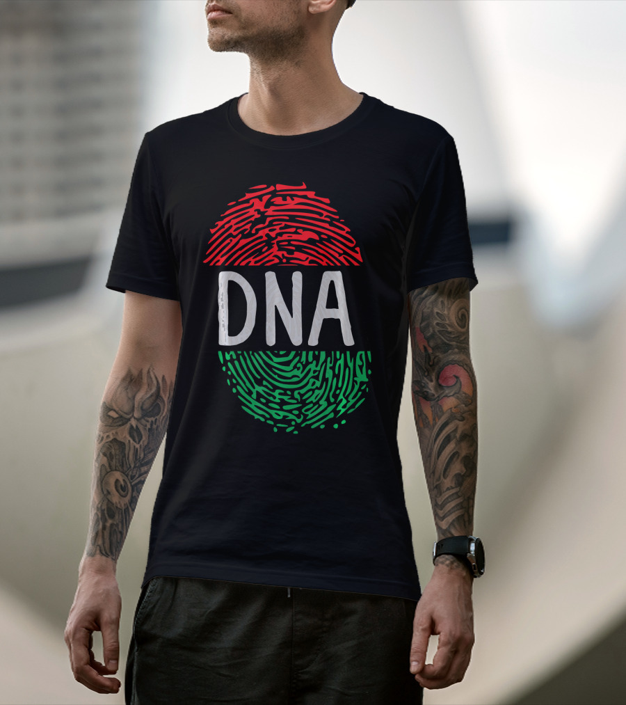Real Africa DNA Thumbprint Flag T-Shirt