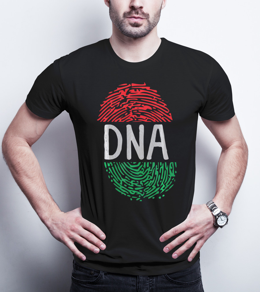 Real Africa DNA Thumbprint Flag T-Shirt
