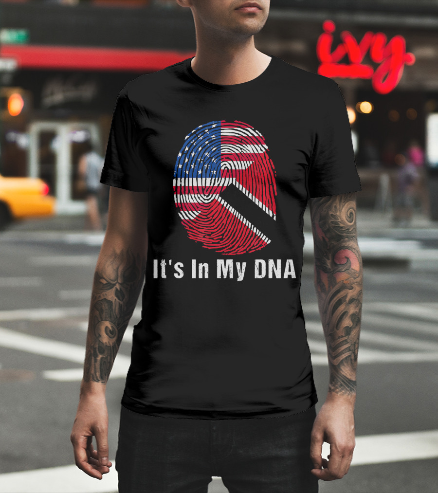 Trinidad And Tobago Flag USA Flag It's In My DNA T-Shirt