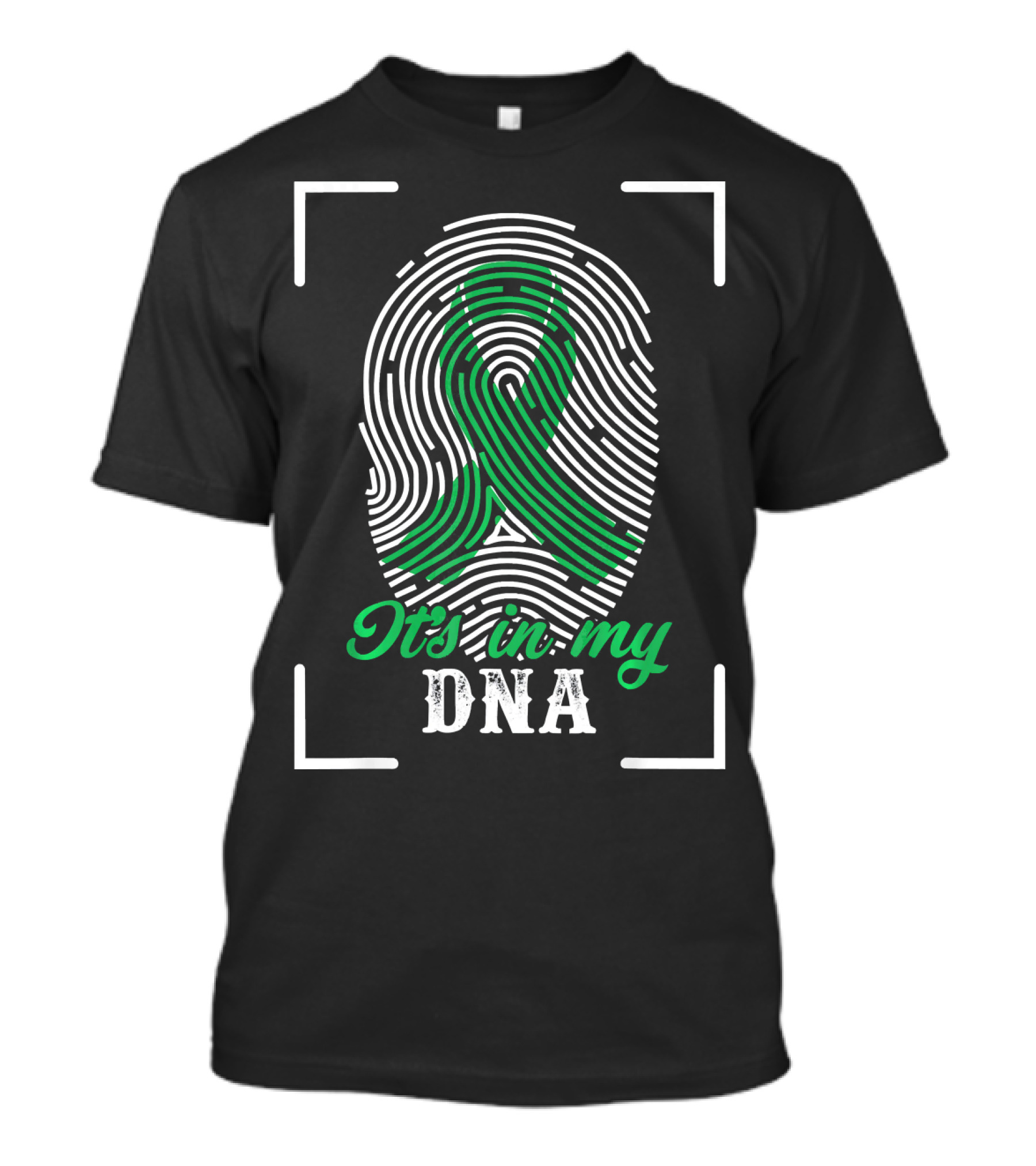 It's In My DNA Depression Awareness Fingerprint T-Shirt
