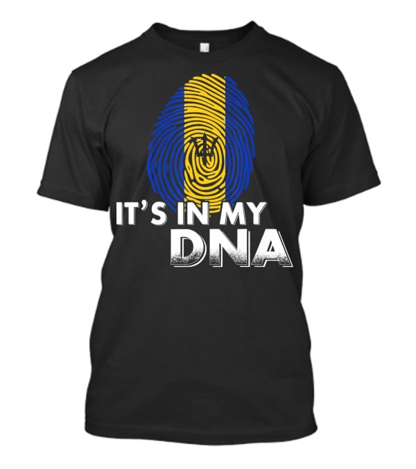 Barbados It's In My DNA Fingerprint Flag T-Shirt