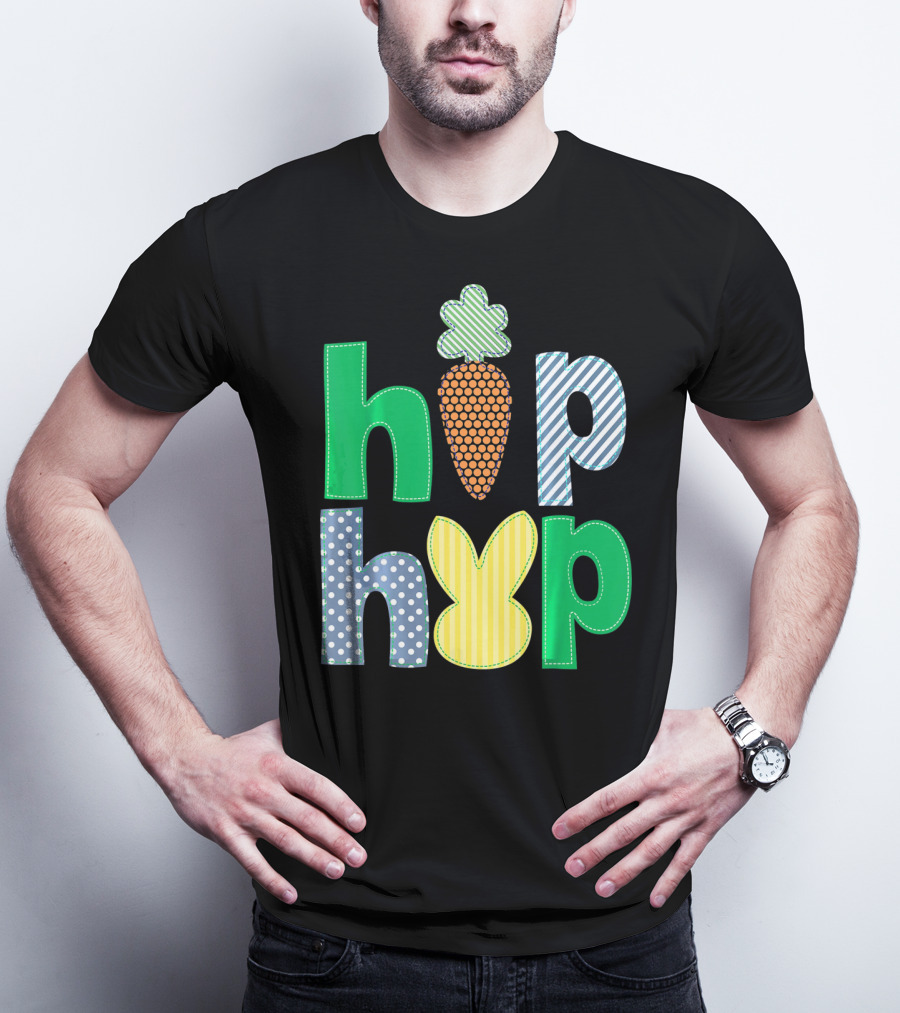 Hip Hop Bunny Carrot Easter T-Shirt