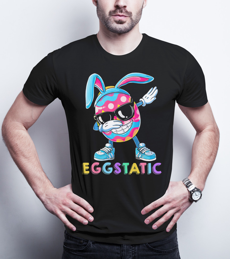 Easter Eggstatic Bunny Floss Like A Boss T-Shirt