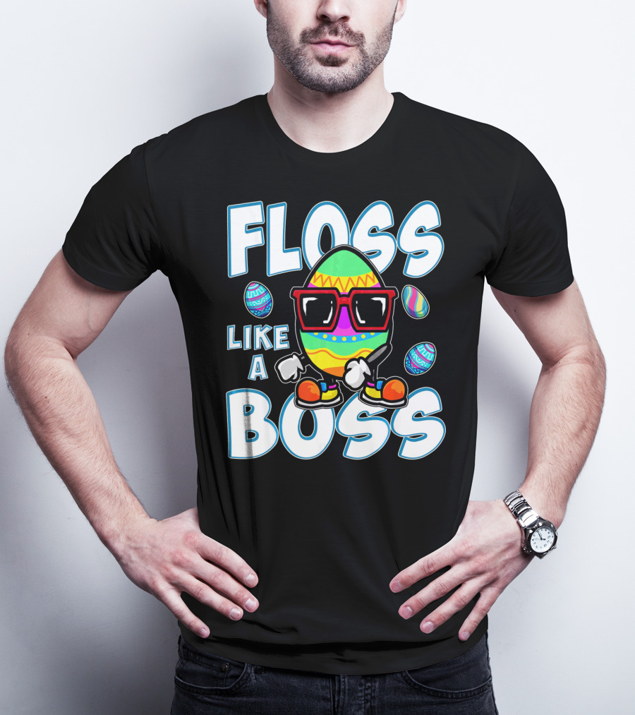Floss Like A Boss Easter Egg T-Shirt