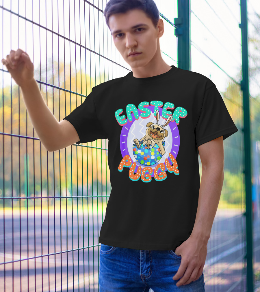 Easter Puggy Cute Resurrection Pug Dog T-Shirt