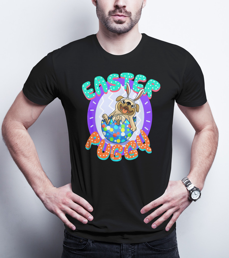 Easter Puggy Cute Resurrection Pug Dog T-Shirt