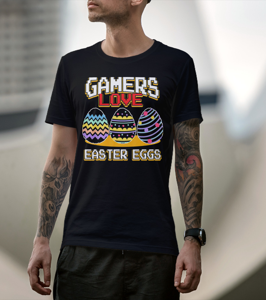 Gamers Love Easter Eggs Girls T-Shirt