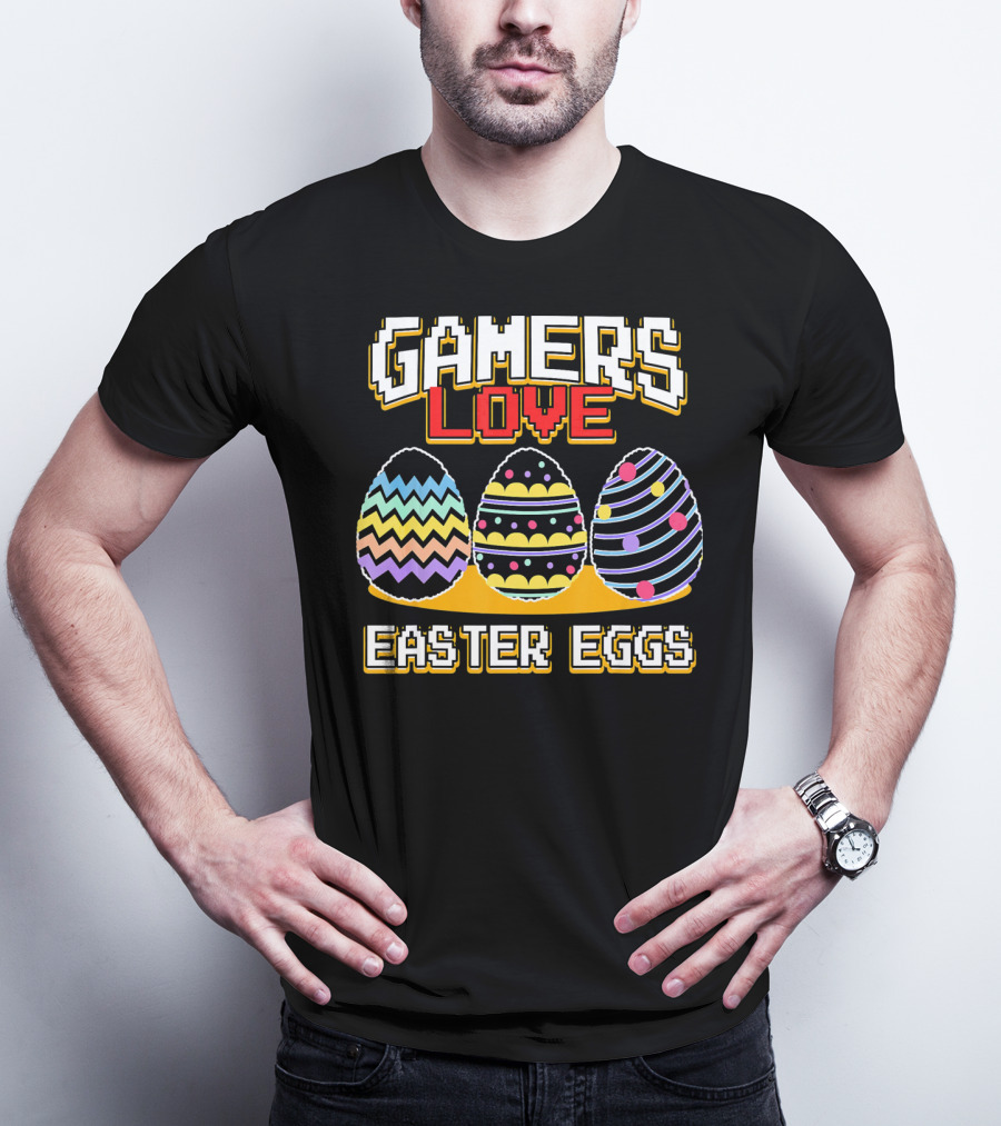 Gamers Love Easter Eggs Girls T-Shirt