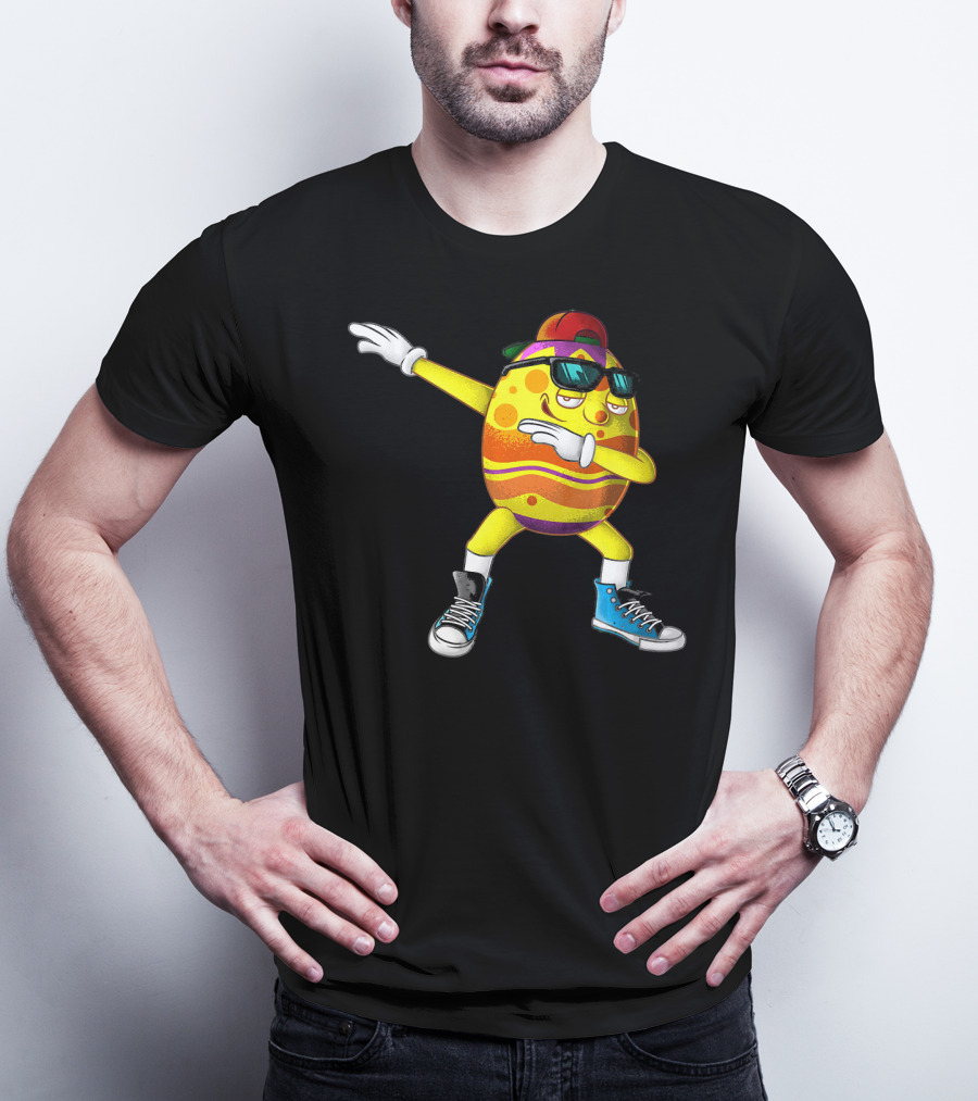 Dabbing Easter Egg Cool Eggspert Dabber T-Shirt