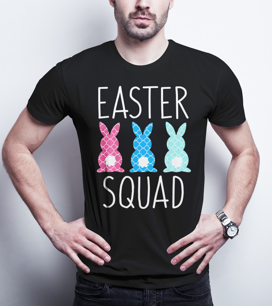 Easter Squad Family Matching Bunny T-Shirt