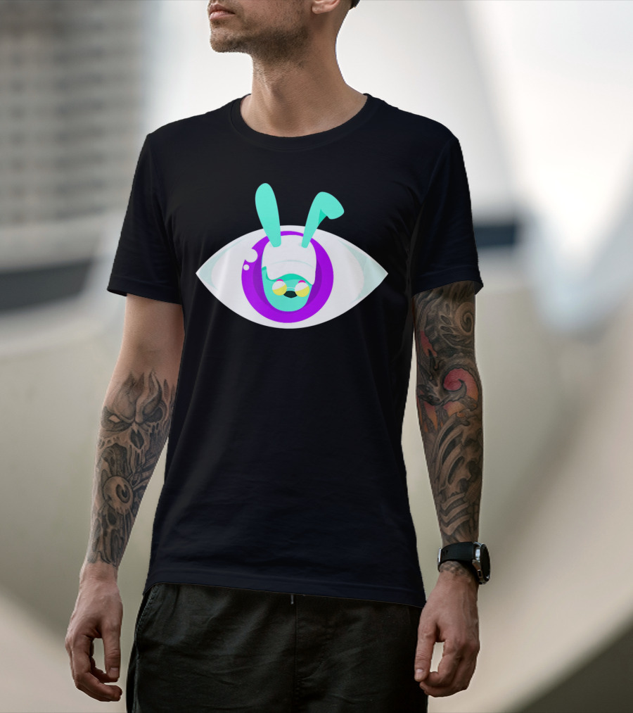 Bad Easter Bunny Big Eye Fashion Dembo Vibrant T-Shirt