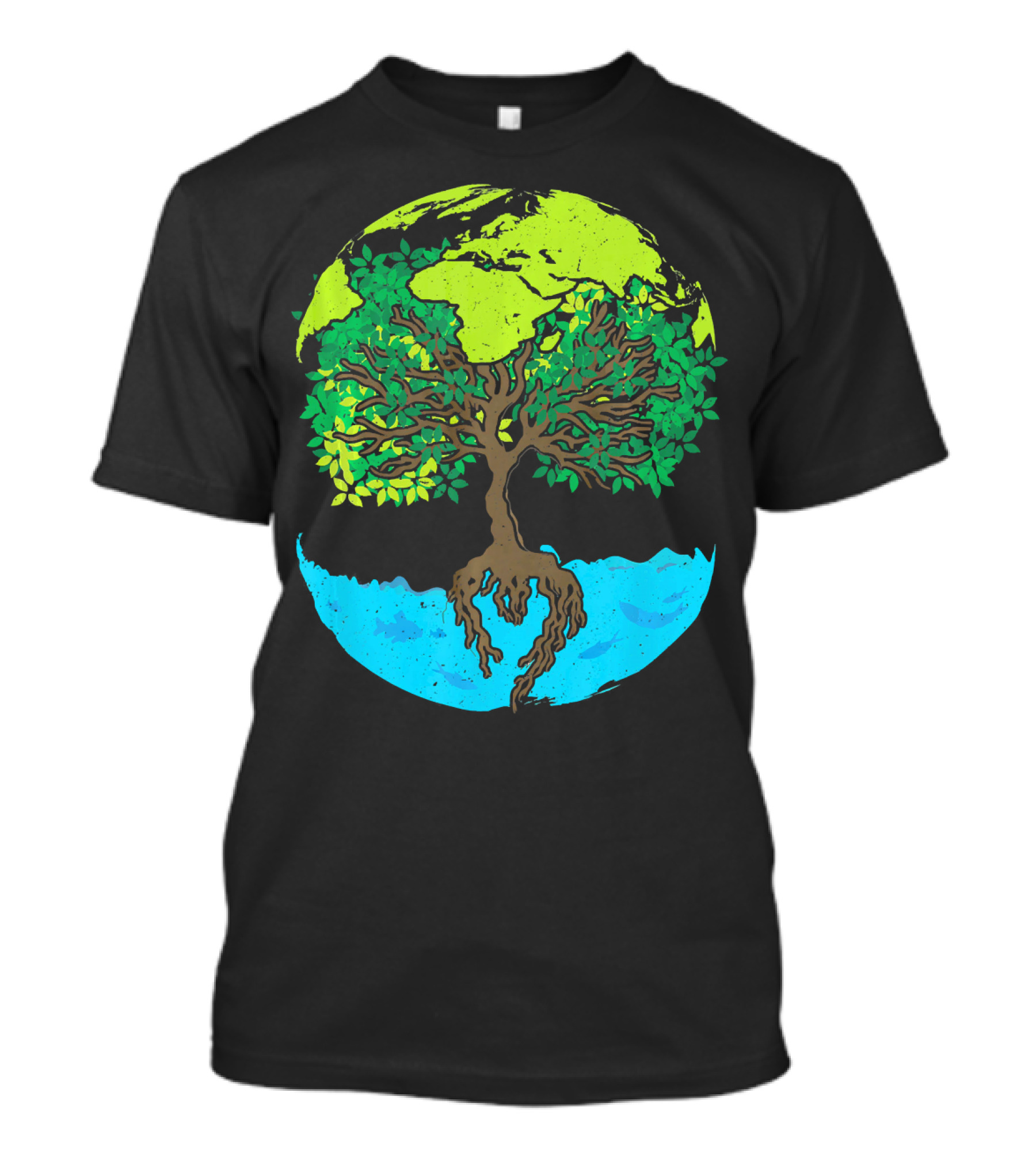 World Environment Earth Day Save The Tree Planet Nature Conservation T-Shirt