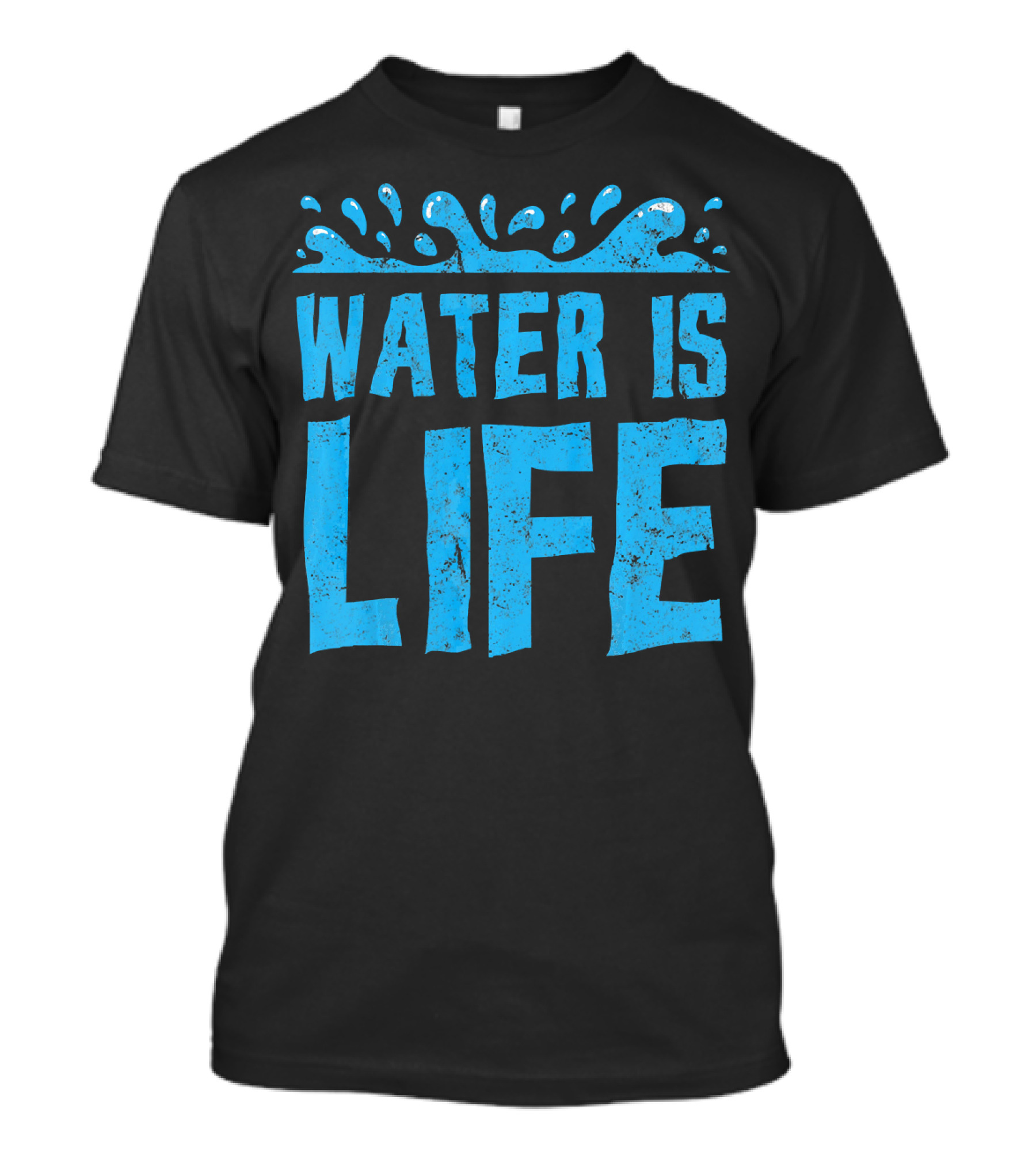 Water Is Life Earth Day Environmental Co Awareness T-Shirt