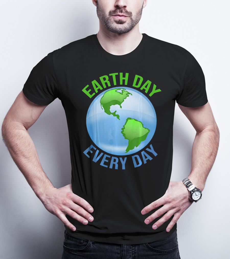 Earth Day Every Day Globe T-Shirt