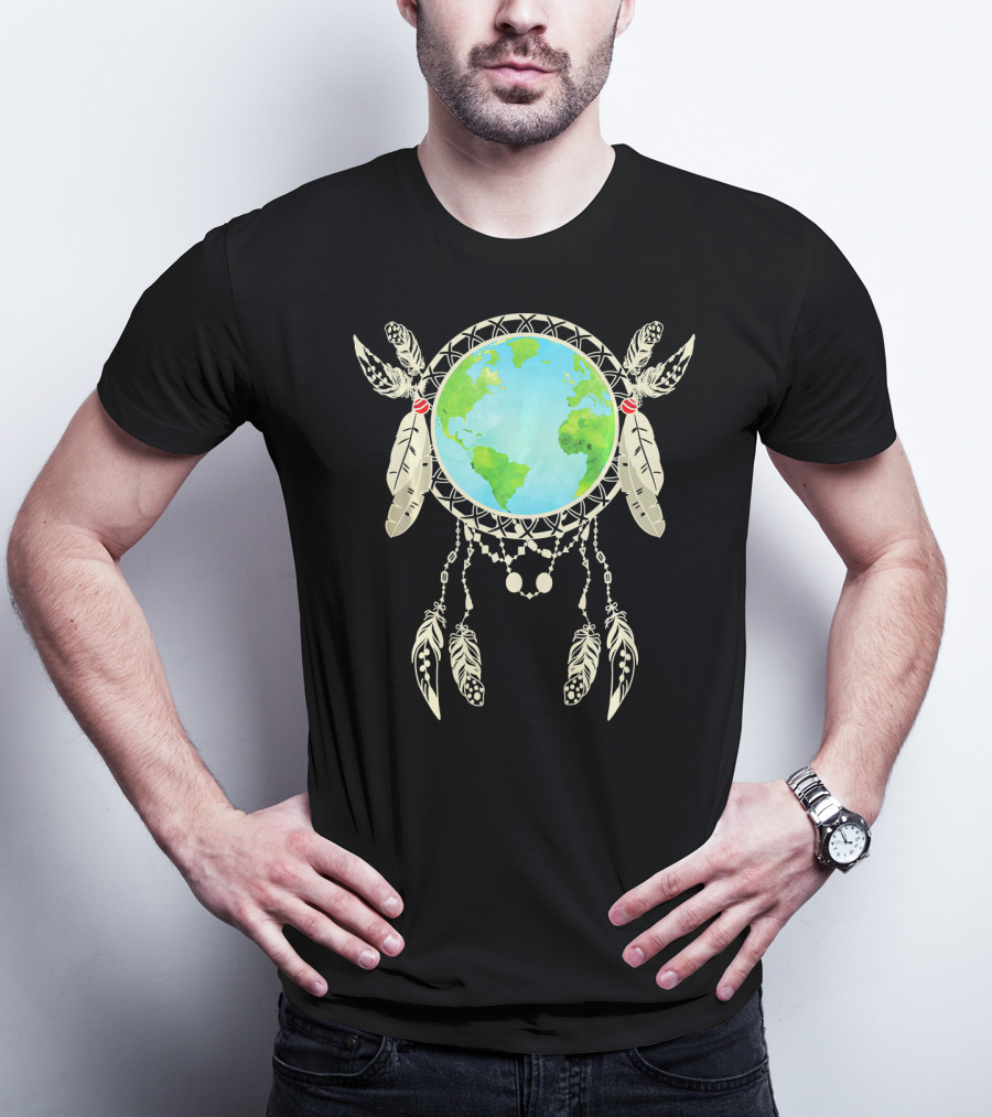 Earth Dreamcatcher Global Celebration Earth Day T-Shirt