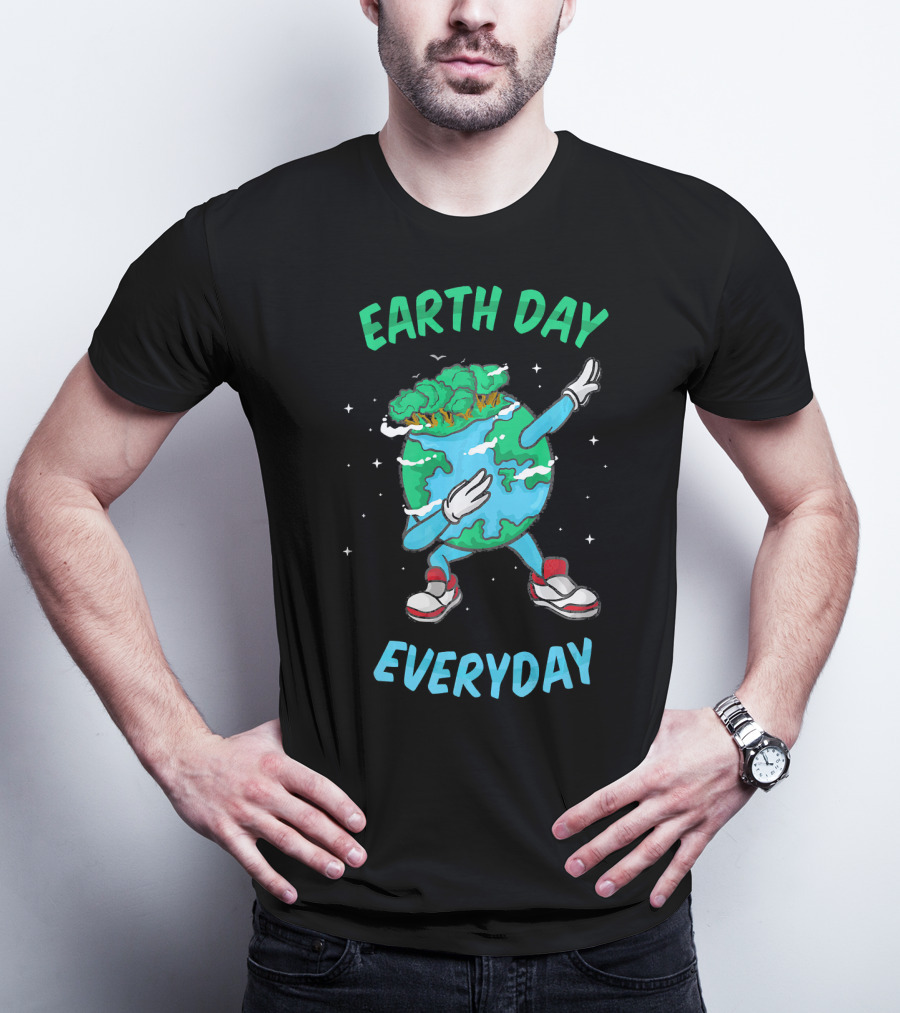 Earth Day Everyday Dabbing World Environ Planet Dance T-Shirt