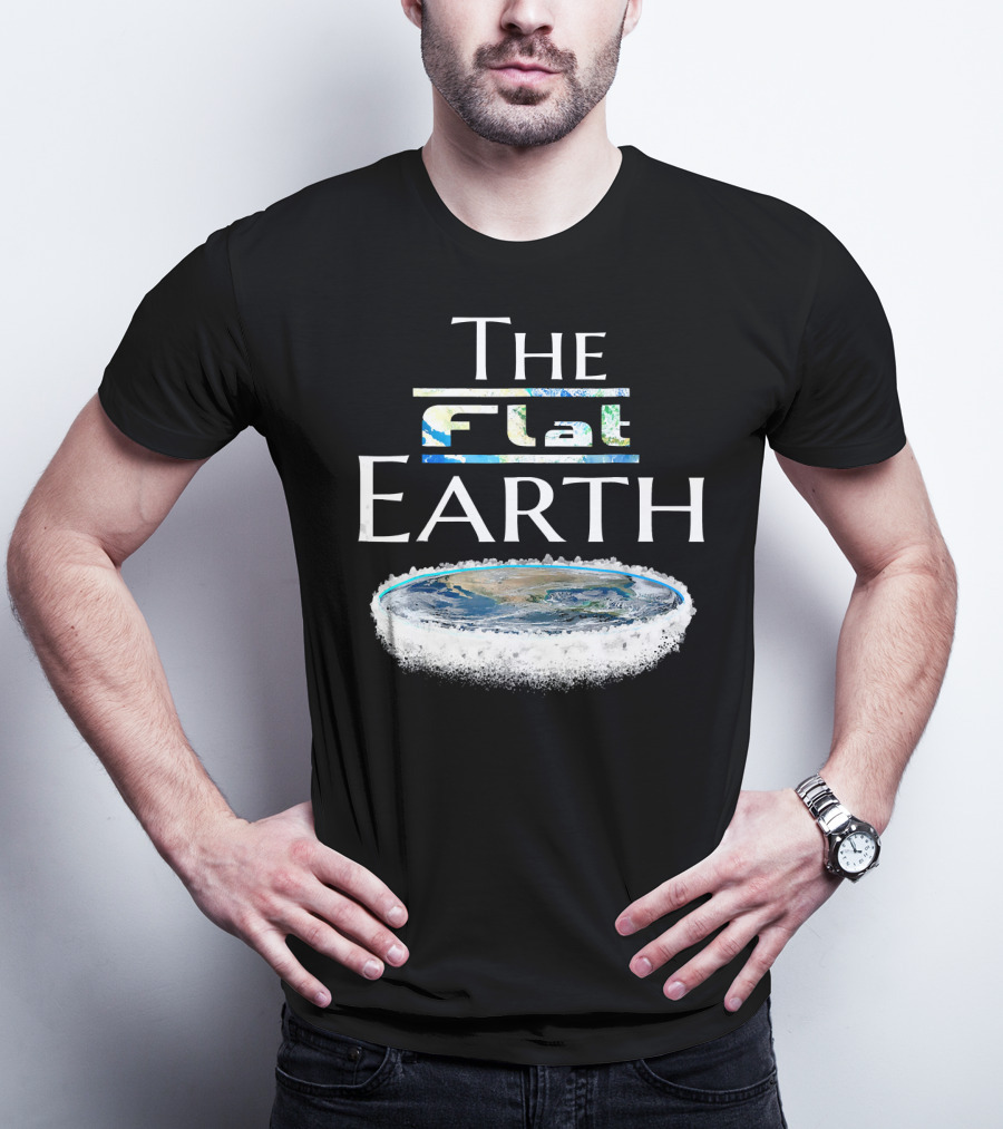The Flat Earth Conspiracy Map T-Shirt