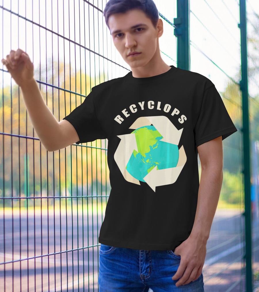 Recyclops Earth Day Recycling T-Shirt
