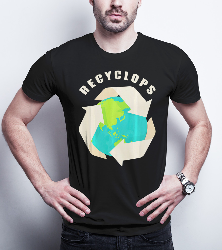 Recyclops Earth Day Recycling T-Shirt