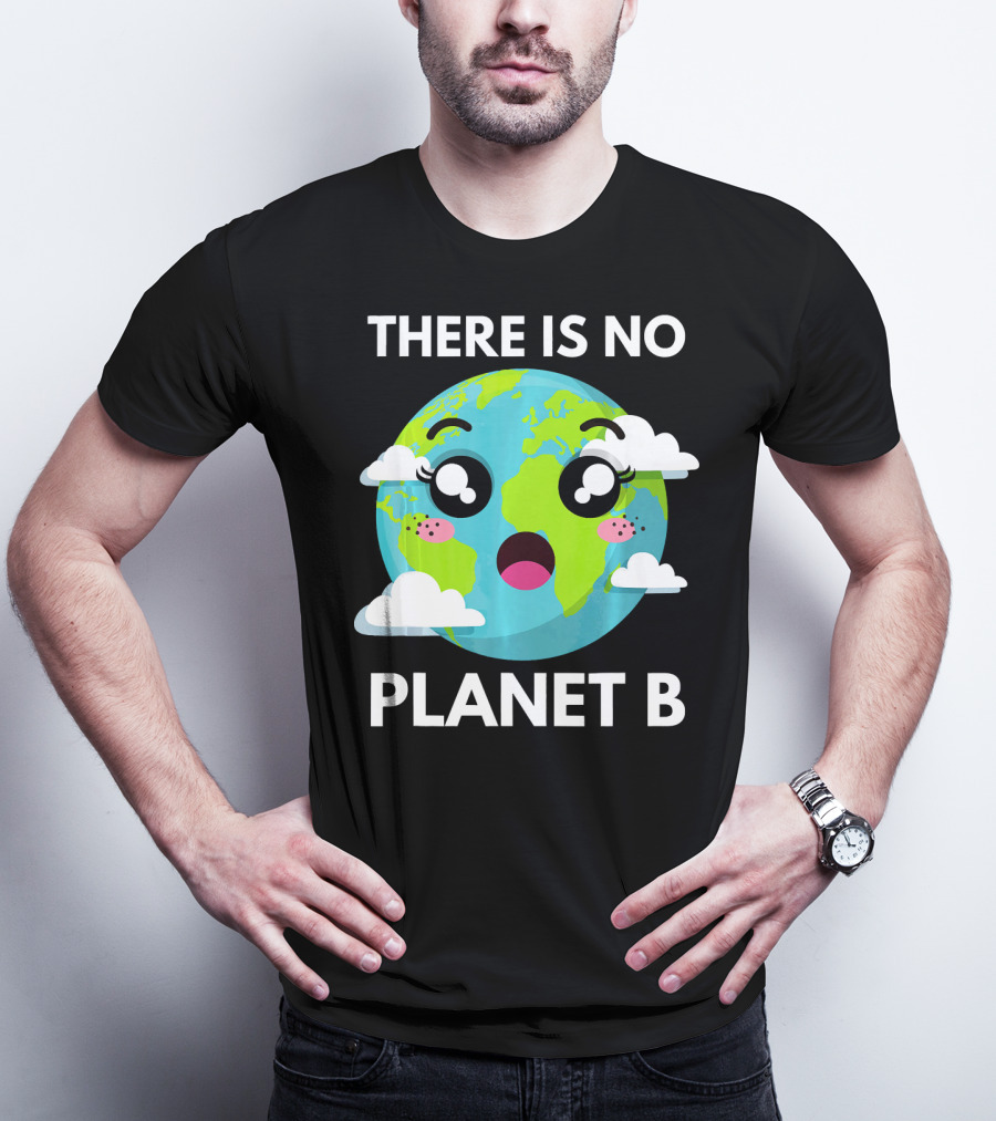 There Is No Planet B Kawaii Fridays For Future Climate Earth T-Shirt