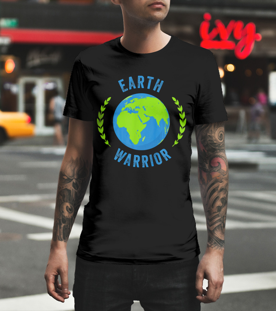 Earth Warrior Global Climate Strike Warm T-Shirt