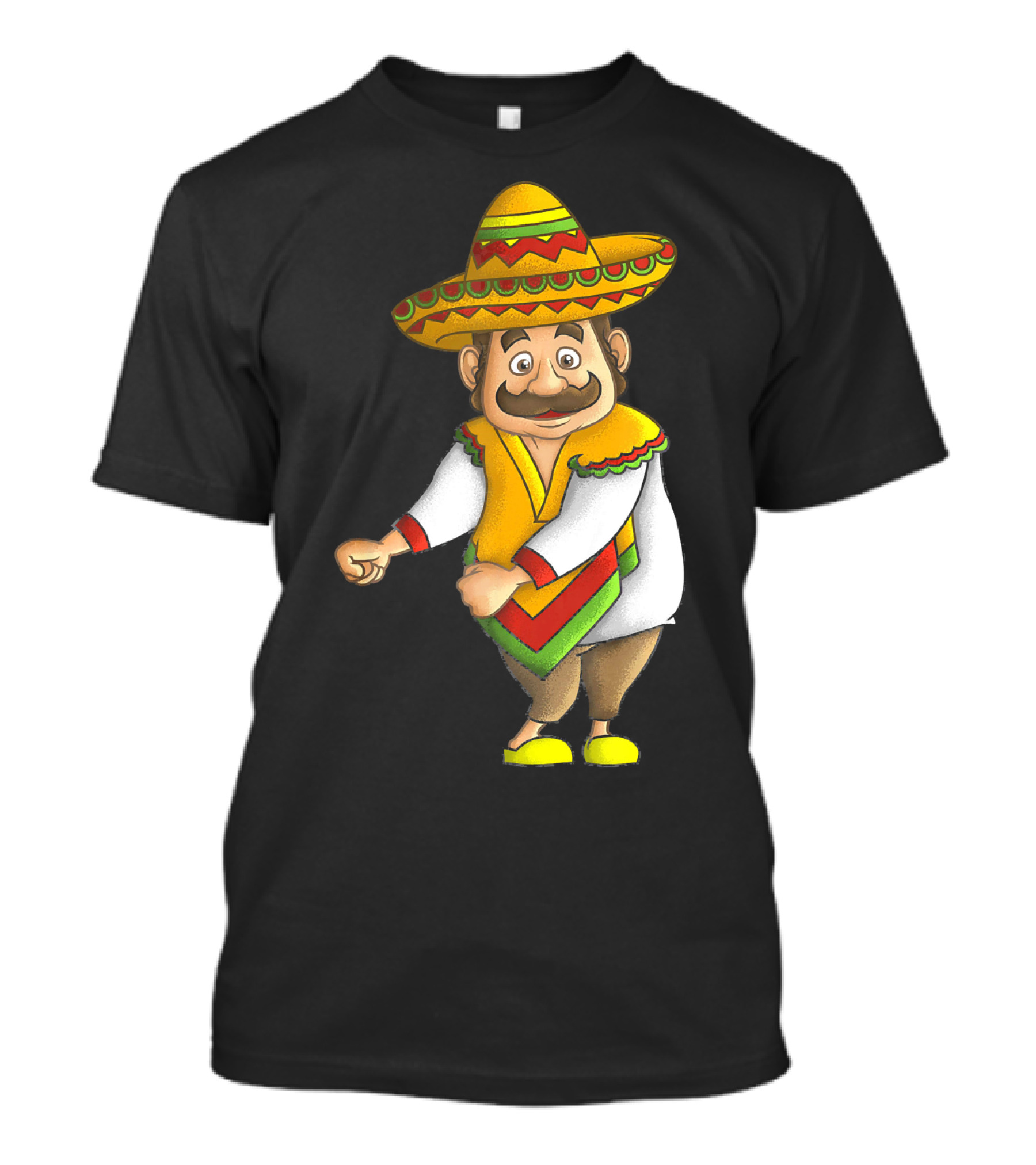 Flossing Mariachi Cute Cinco De Mayo Sombrero Dance Fiesta T-Shirt