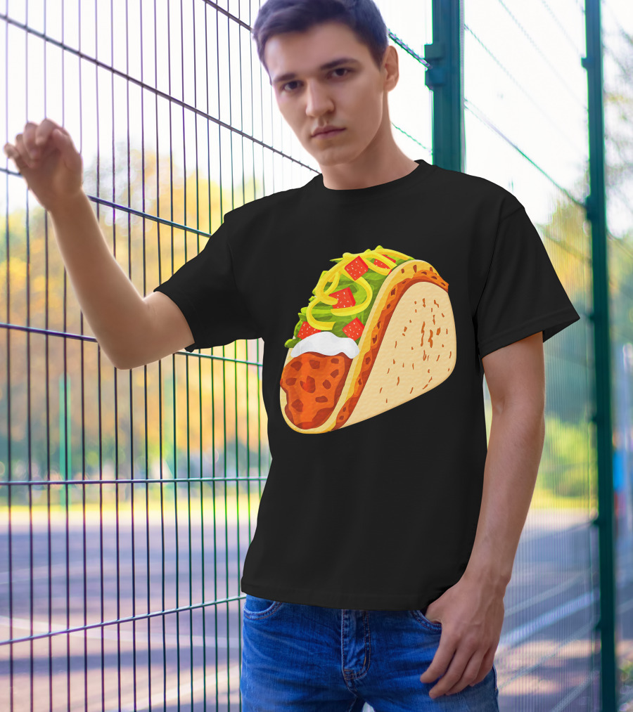 Yummy Taco Funny Mexican Food Lover Cinco T-Shirt