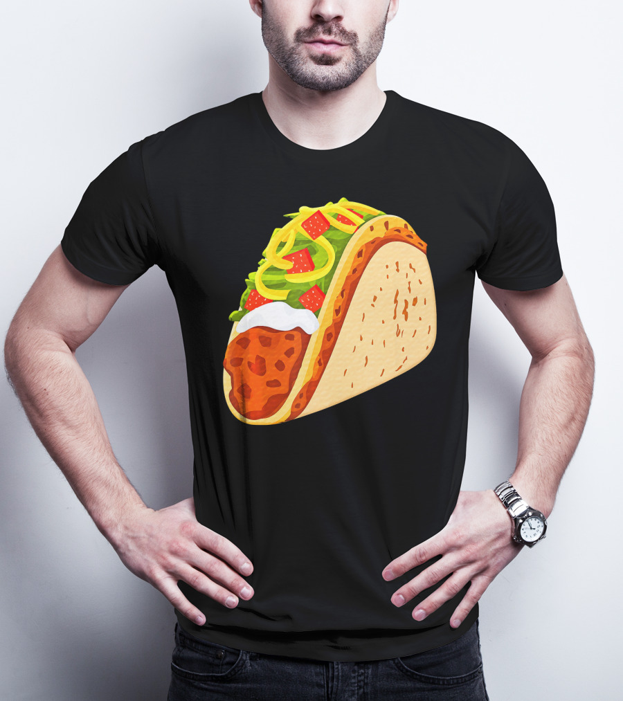 Yummy Taco Funny Mexican Food Lover Cinco T-Shirt