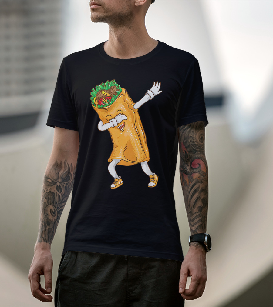 Cinco De Mayo Dabbing Burrito Cool Taco Party T-Shirt