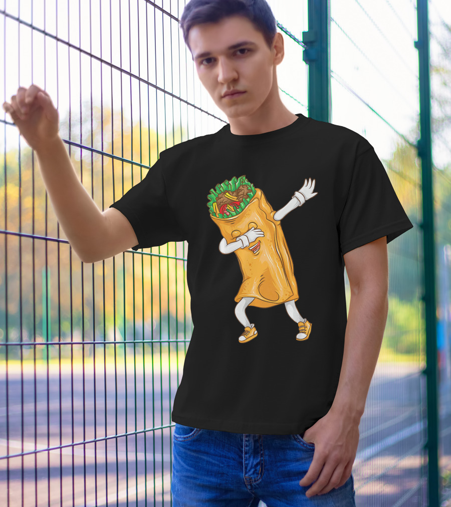 Cinco De Mayo Dabbing Burrito Cool Taco Party T-Shirt