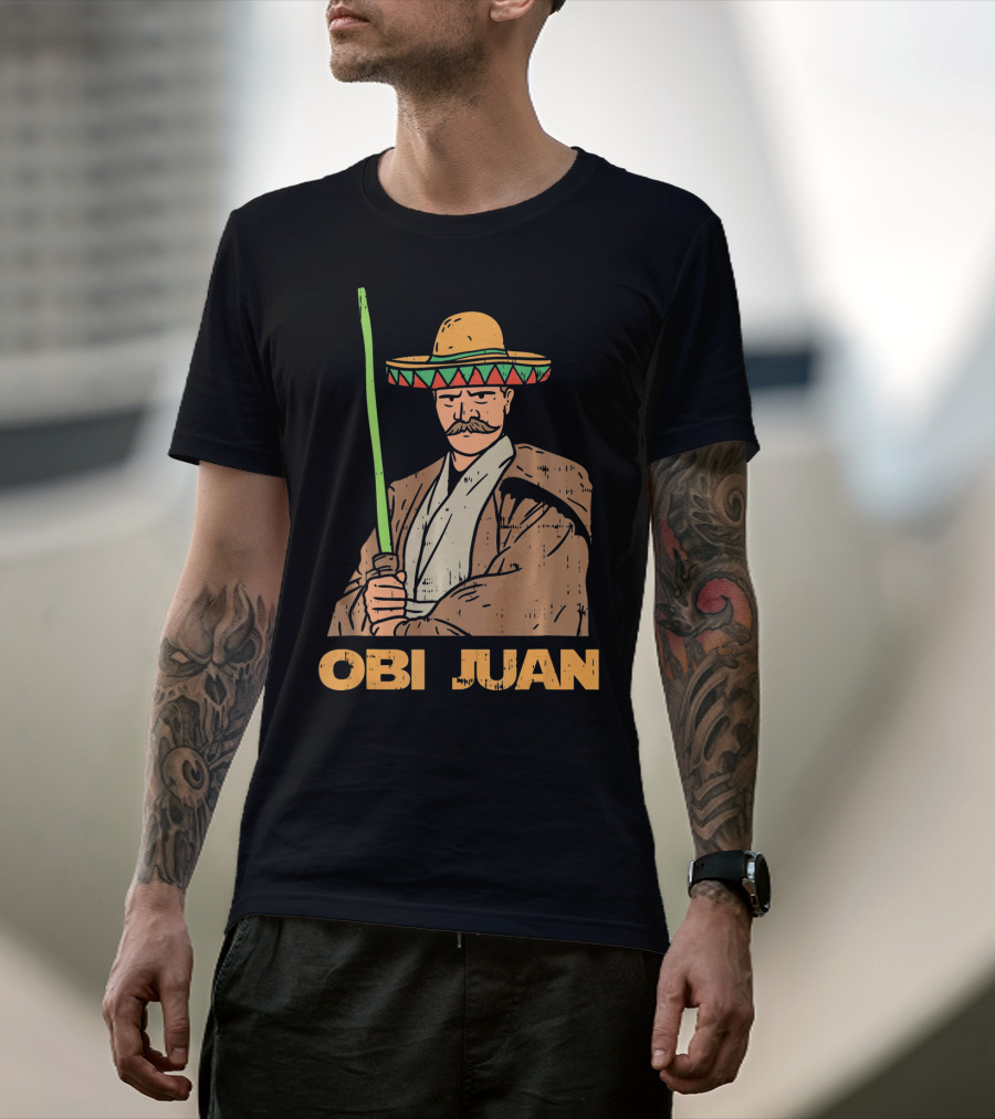 Obi Juan Mexican Sombrero Jedi T-Shirt