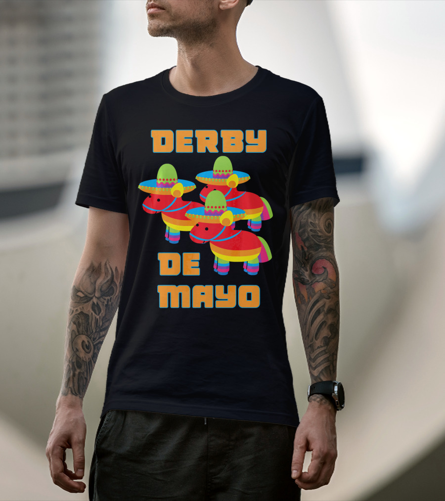 Derby De Mayo Sombrero Pinata Party T-Shirt