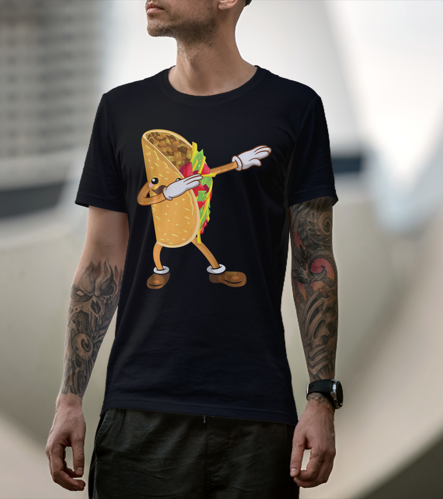 Dabbing Taco Dance Funny Cinco De Mayo T-Shirt