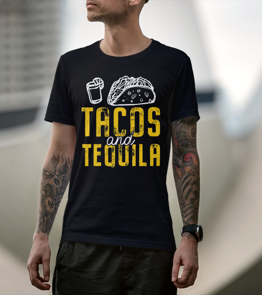 Tacos And Tequila Cinco De Mayo Taco Drink Fiesta T-Shirt