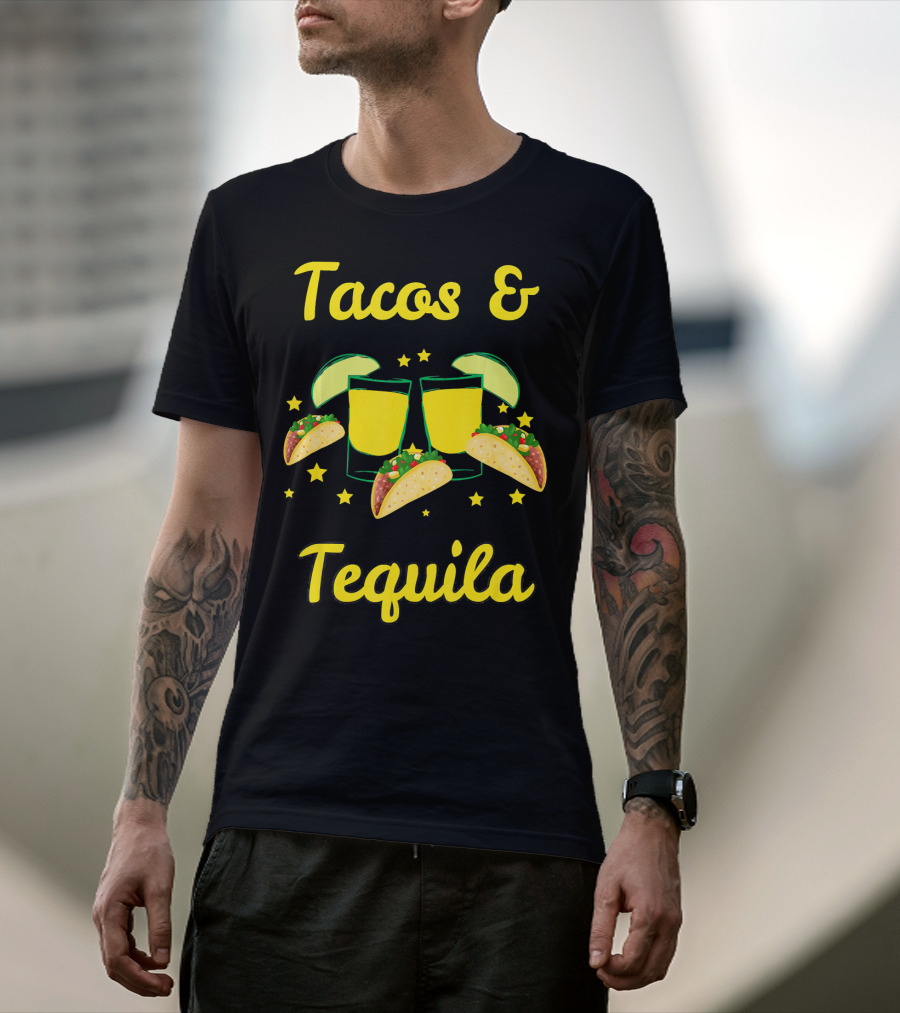 Cinco De Mayo Tacos Tequila Emoji T-Shirt