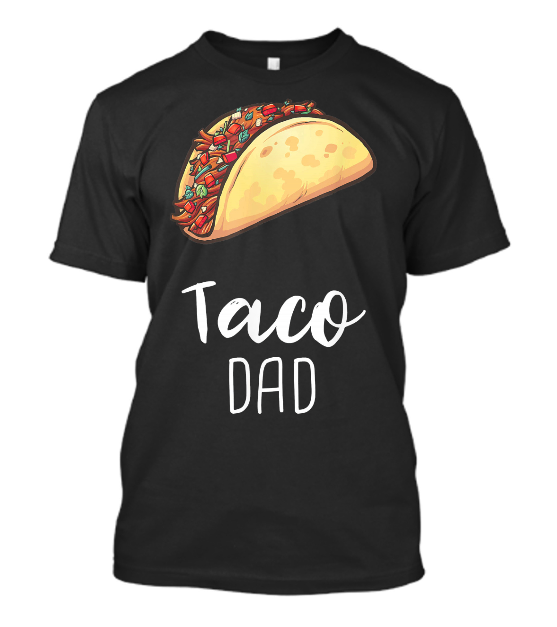 Taco Dad Cinco De Mayo Mexican Food T-Shirt