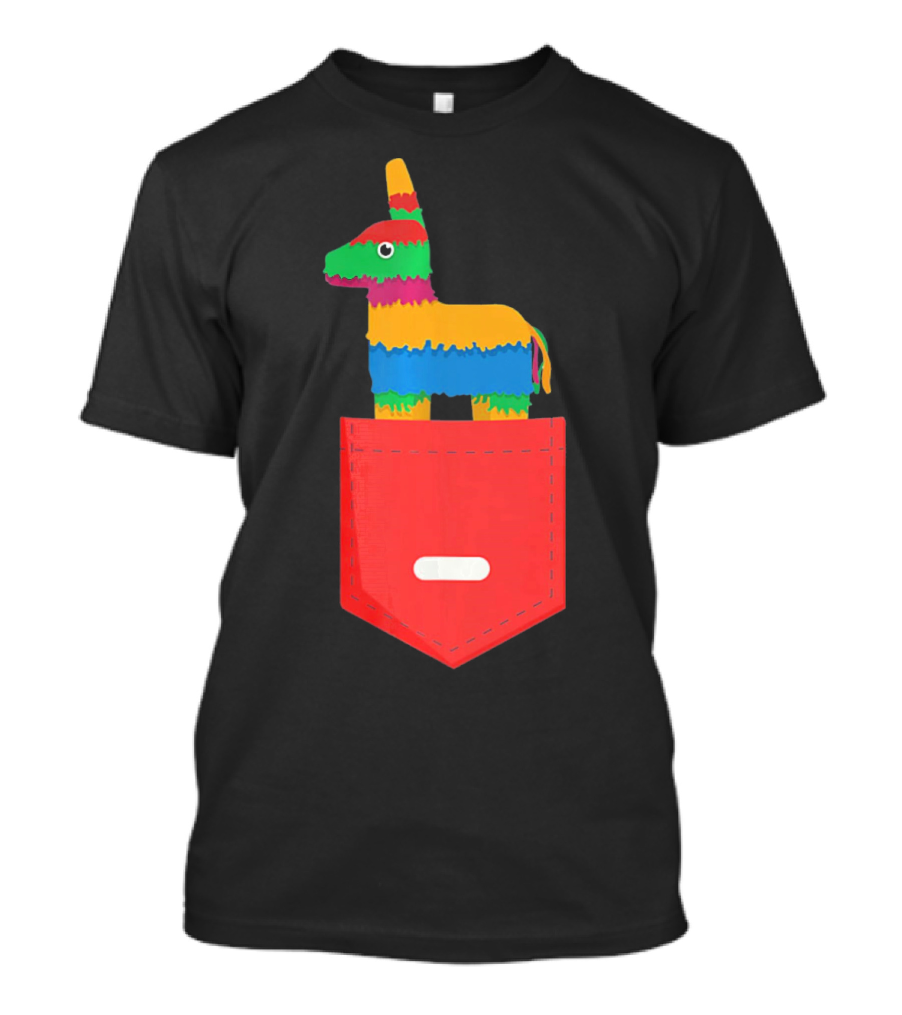 Cinco De Mayo Mexican Pinata In Pocket T-Shirt