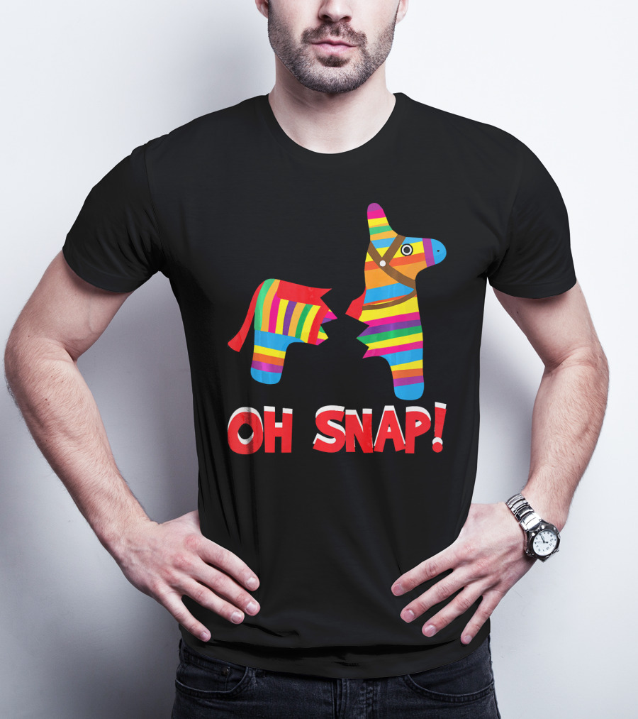 Broken Pinata Oh Snap Funny Cinco De Mayo T-Shirt