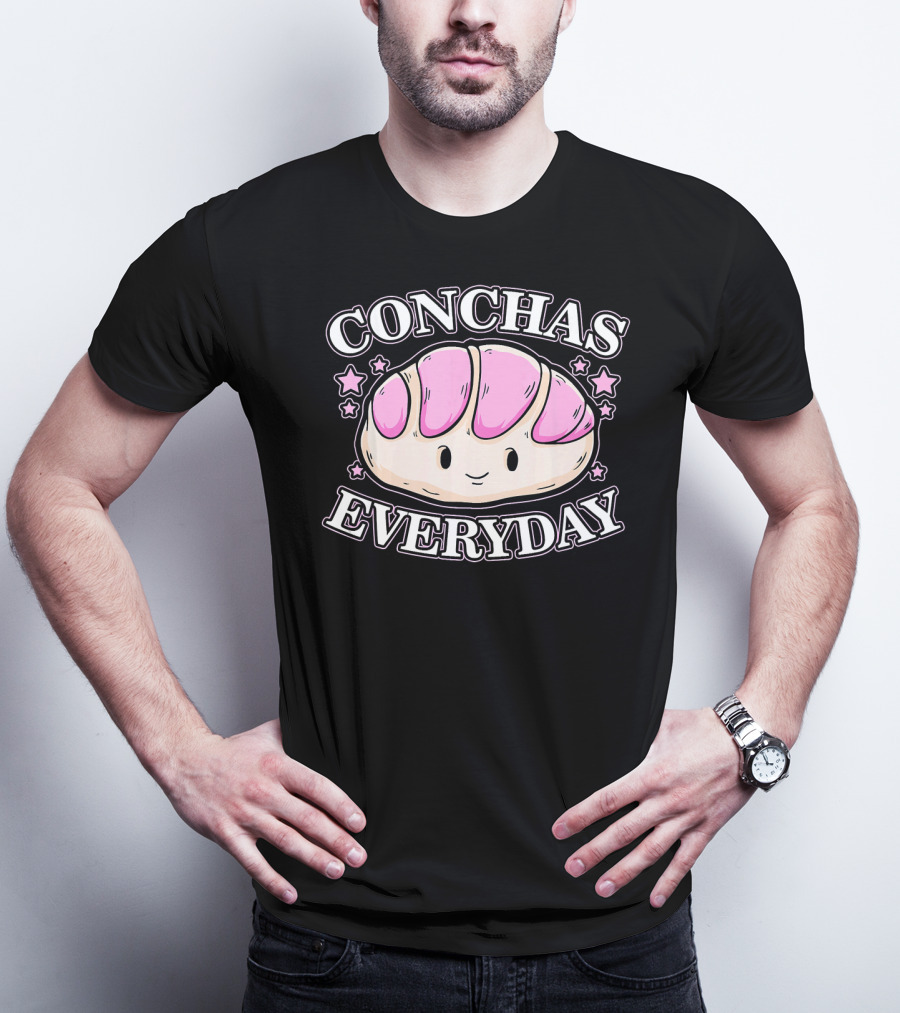 Conchas Everyday Funny Party Cinco De Mayo Mexican Pan Dulce T-Shirt