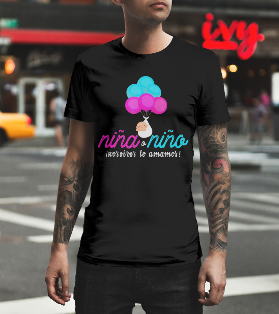Niña O Niño Nosotros Te Amamos Playera Latino Revelación T-Shirt