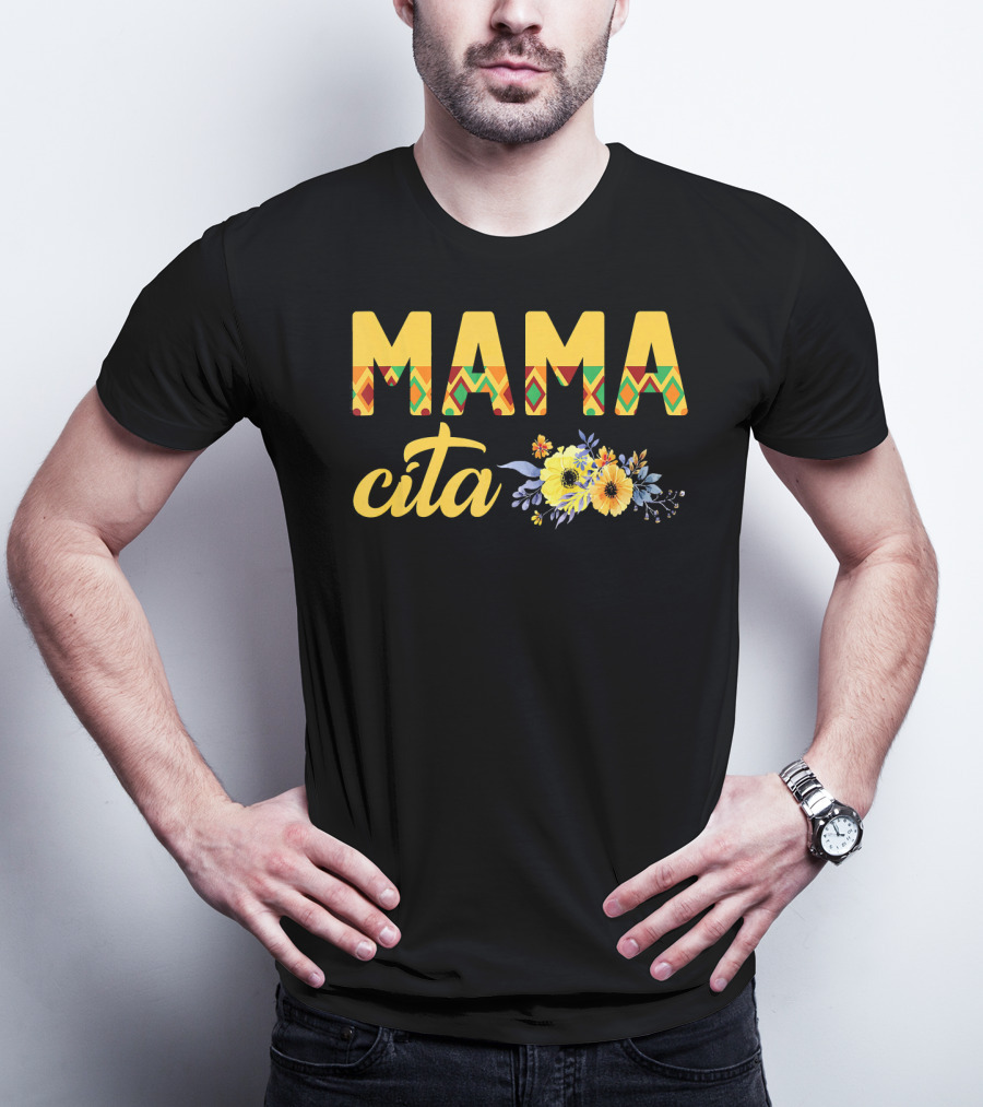 Cinco De Mayo Mamacita Mama Cita Flower T-Shirt