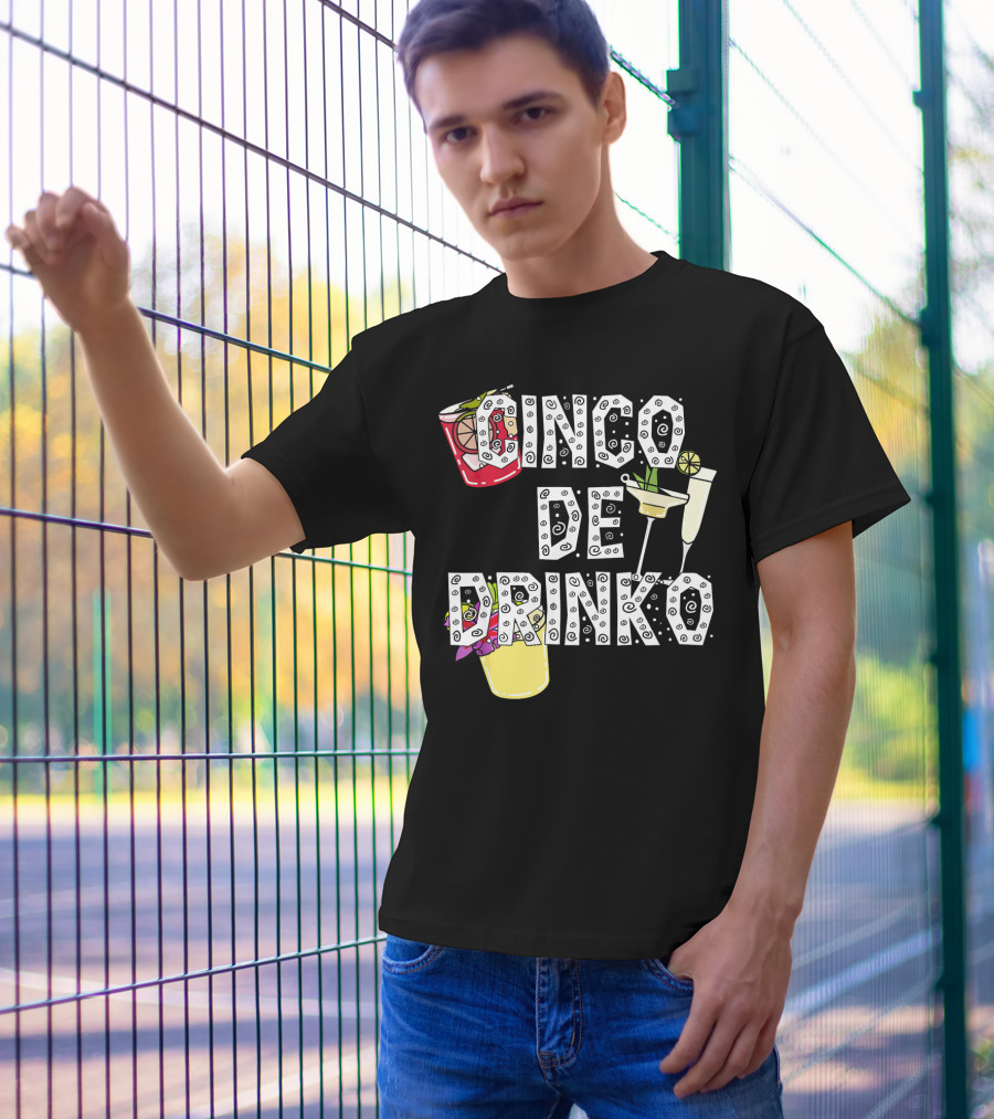 Cinco De Drinko Margarita Cocktail Beer Lover Cinco T-Shirt