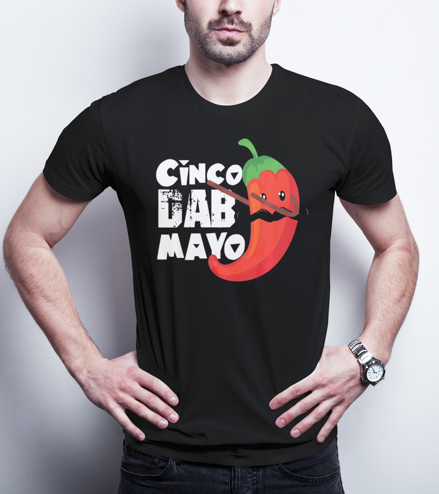Cinco De Mayo Dab Pepper T-Shirt