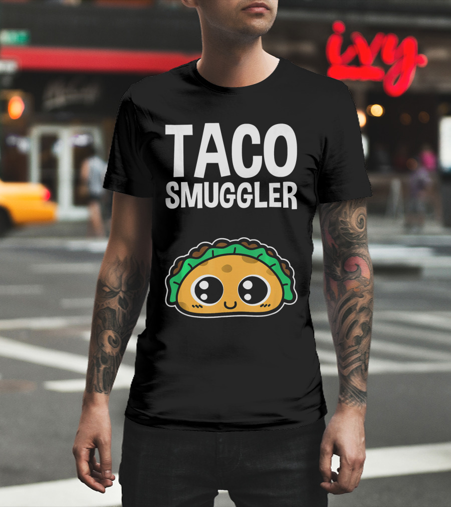 Creative Taco Smuggler Cute Cinco De Mayo Pregnancy Announcement T-Shirt