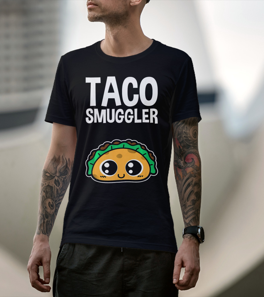 Creative Taco Smuggler Cute Cinco De Mayo Pregnancy Announcement T-Shirt
